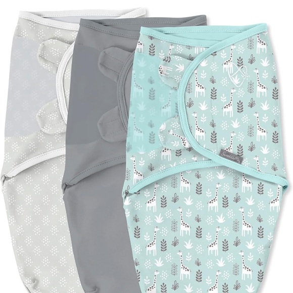 SwaddleMe | Pajamas | Brand New Swaddleme Wrap Swaddle Trio Mintgray ...
